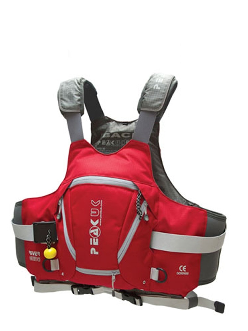 Peak River Guide Water Rescue PFD River Guide Vest ISO Approved