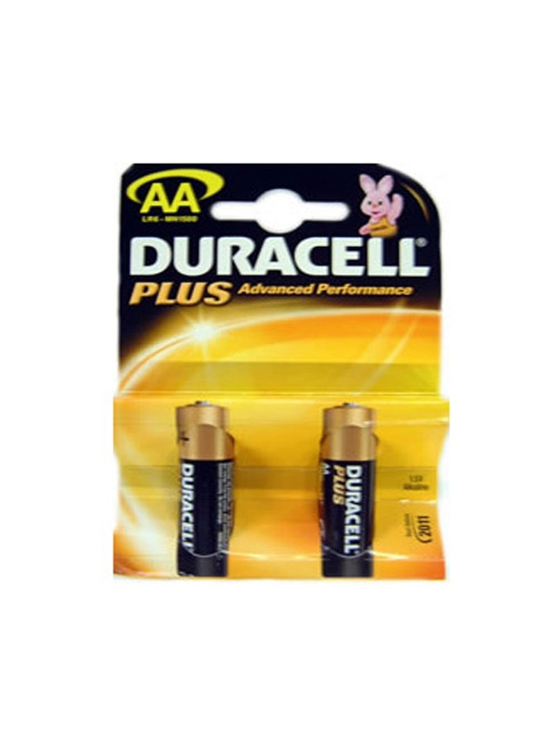 Duracell AA Plus Batteries Longer Lasting -2 pack
